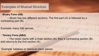 MUSICAL STRUCTURE AND INSTRUMENT .pptx