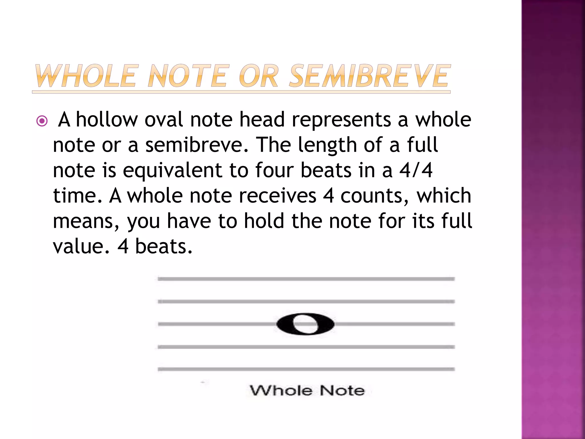 Musical symbols, notes, rests and intervals pt. 1 | PPTX