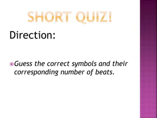 Musical symbols, notes, rests and intervals pt. 1 | PPTX