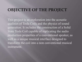 the acoustics of tesla coil | PPT