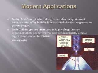 the acoustics of tesla coil | PPTX
