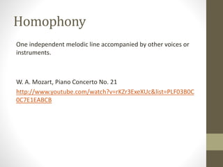 Musical Textures and Forms | PPTX