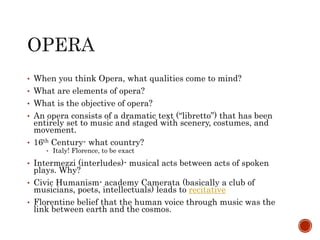 Musical Theatre Origins Chapter 12 PP | PPT