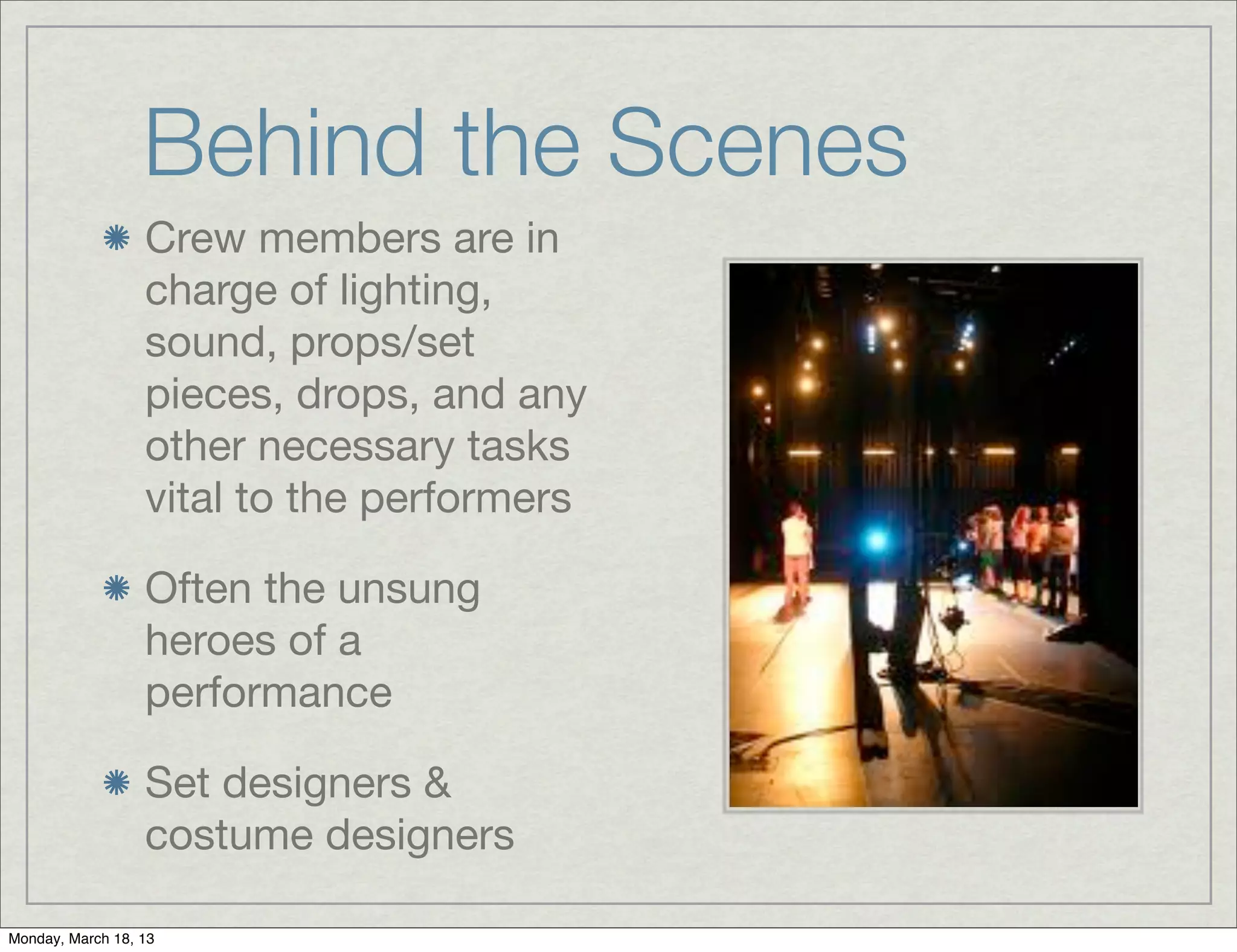 Grade 8 Musical Theatre | PPT