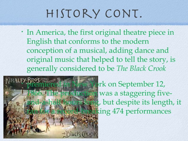 Musical theatre powerpoint | PPT