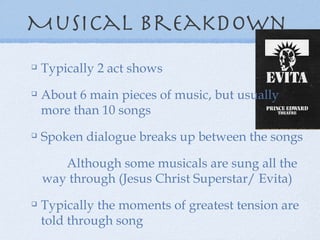 Musical theatre powerpoint | PPT