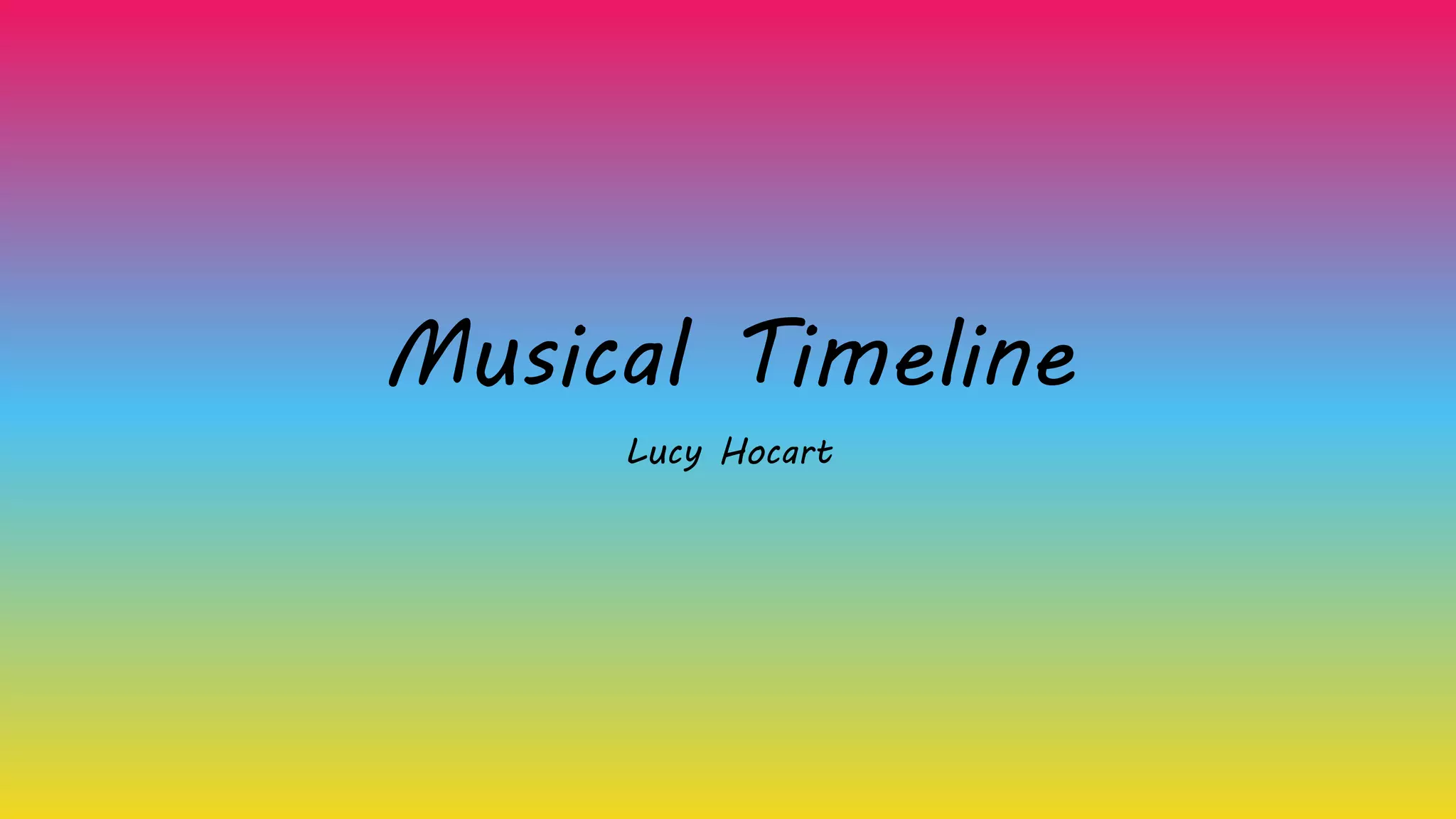 Musical Timeline | PPT