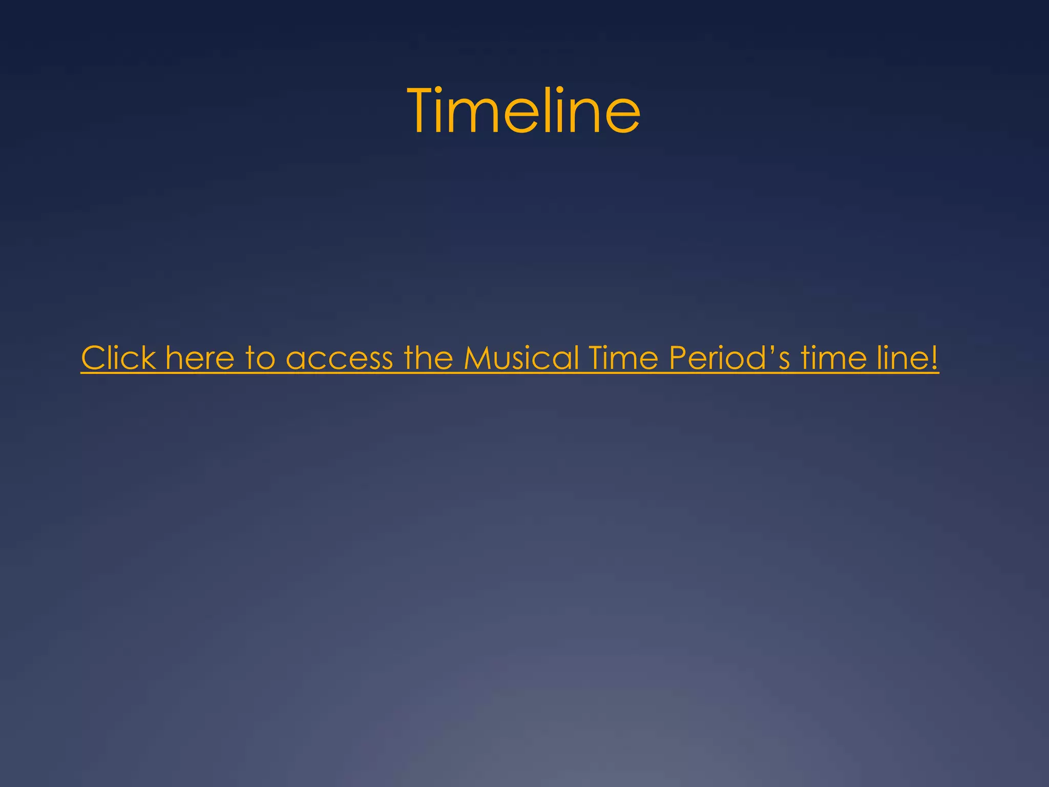 Musical time periods | PPTX