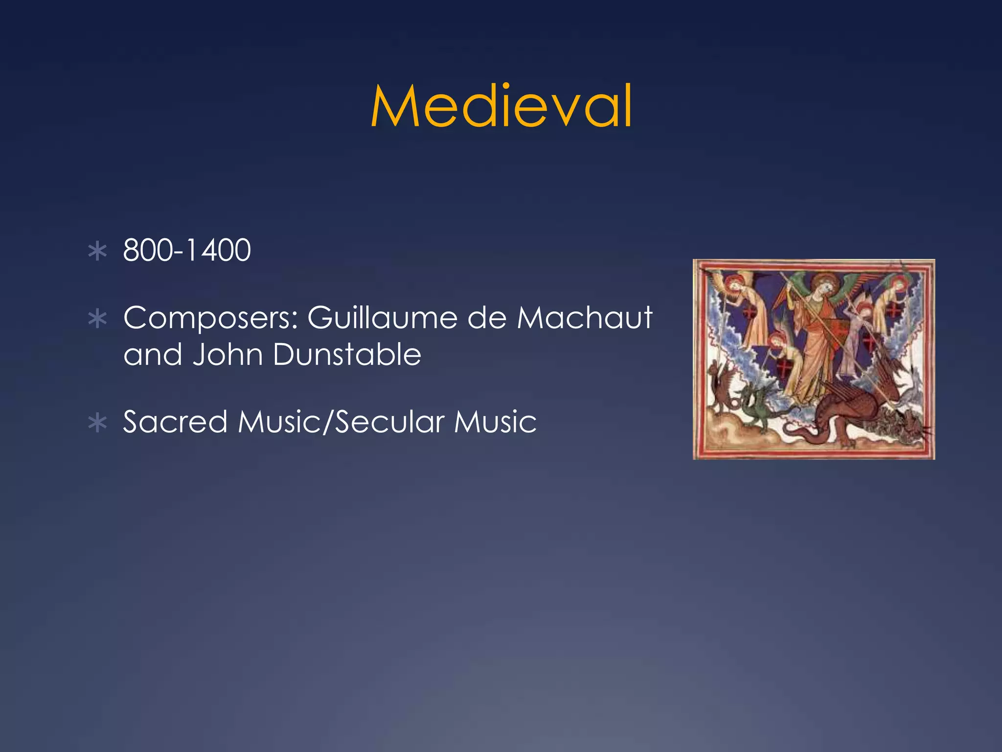 Musical time periods | PPTX