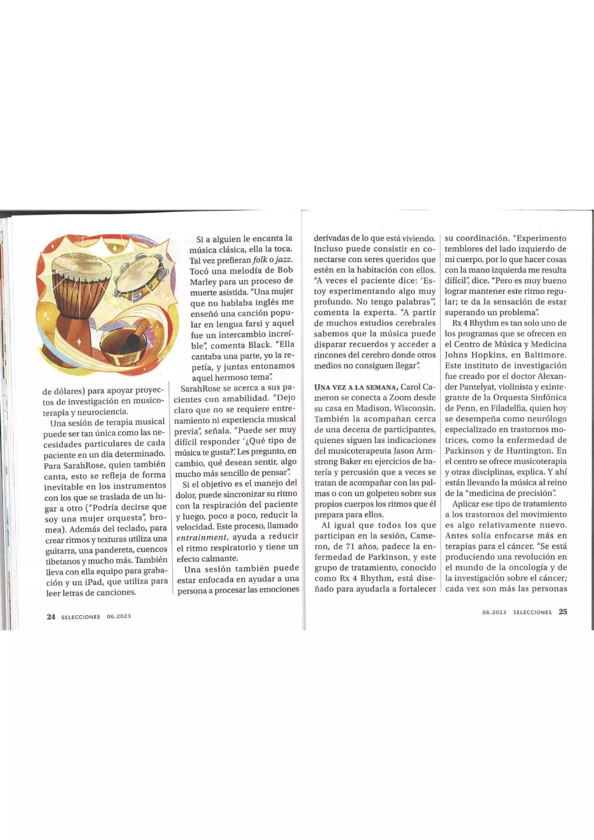 Música y medicina, gran potencial (Hace Tesis) | PDF