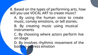 MUSIC AND ARTS.PHYSICAL EDUCATION AND HEALTH 7.REVIEW QUIZ.pptx