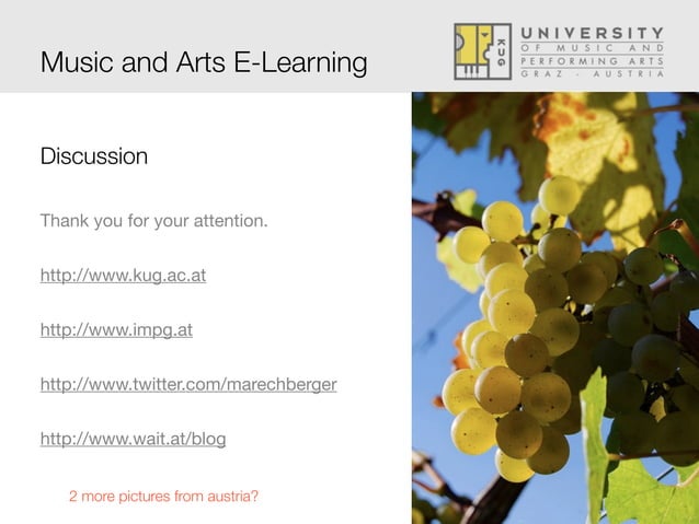 Music And Arts eLearning Graz | KEY