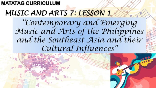 music and arts lesson quarter 1 matatag.pptx | Musicals | Genres