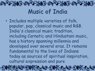 Music and arts of india | PPTX