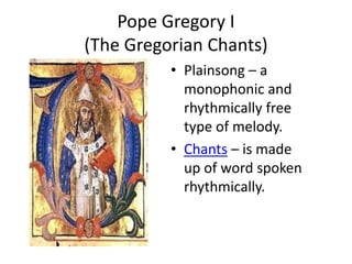 Music and arts of the middle ages and the renaissance | PPT