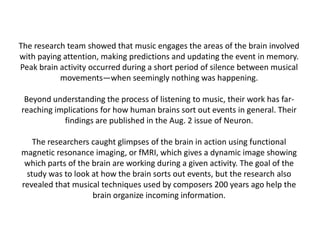 Music and brain | PPT