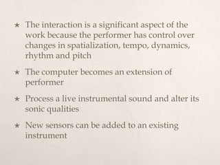 Musicand interactivity final | PPT