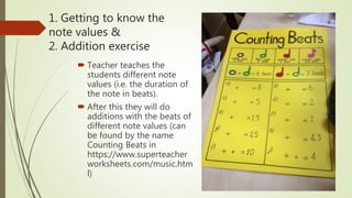 Music and mathematics workshop | PPTX