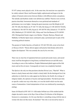 Music And Muslims | DOC