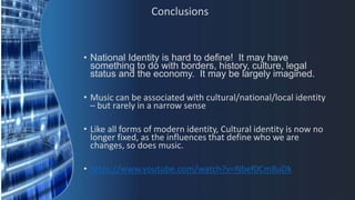 Music and national identity | PPT