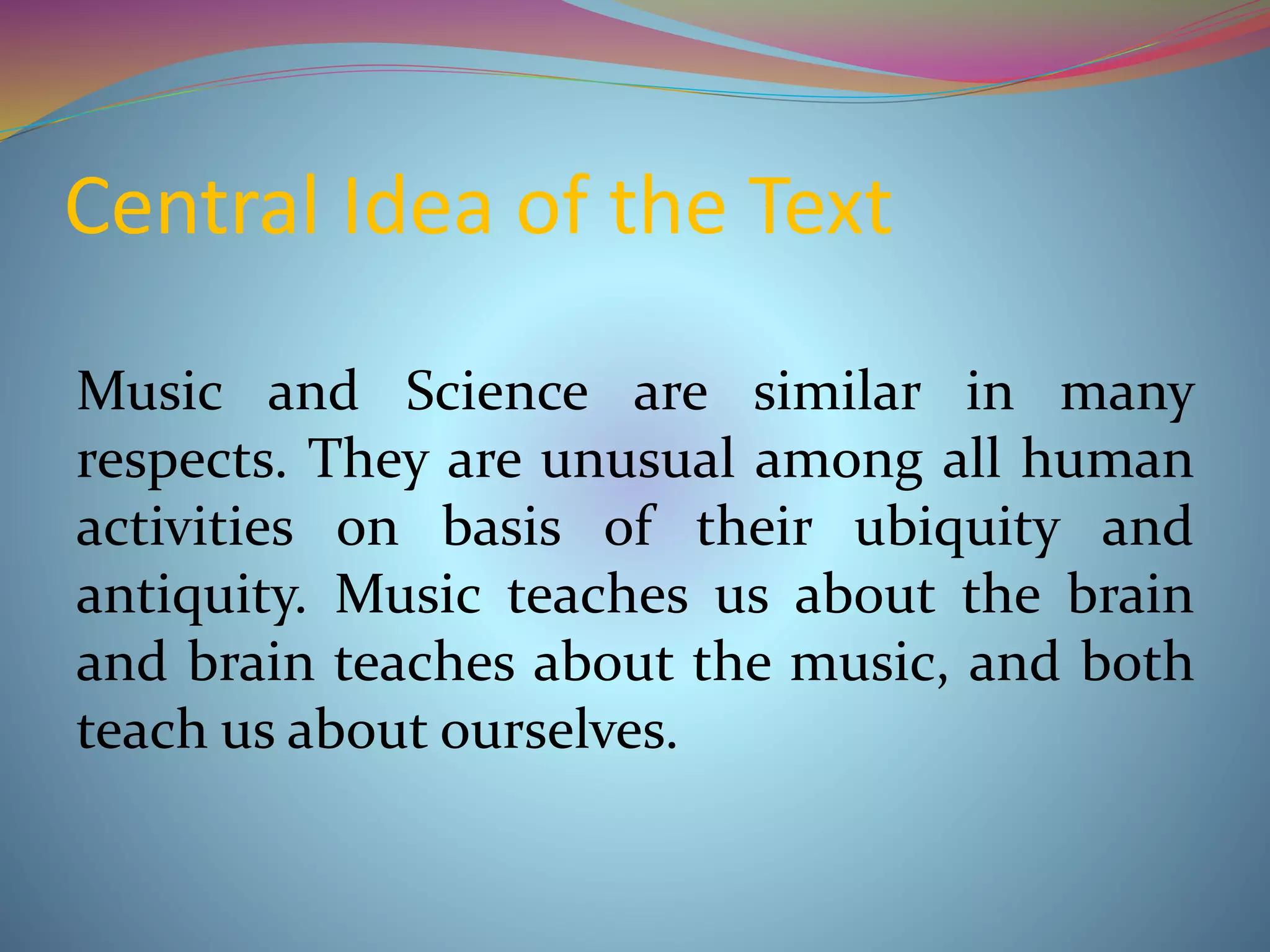 Music and science | PPTX