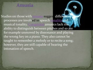 Music and the brain | PPTX