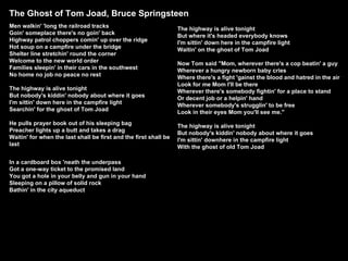 Music and the great depression | PPT