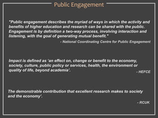 Public Engagement with Research - Music | PPT