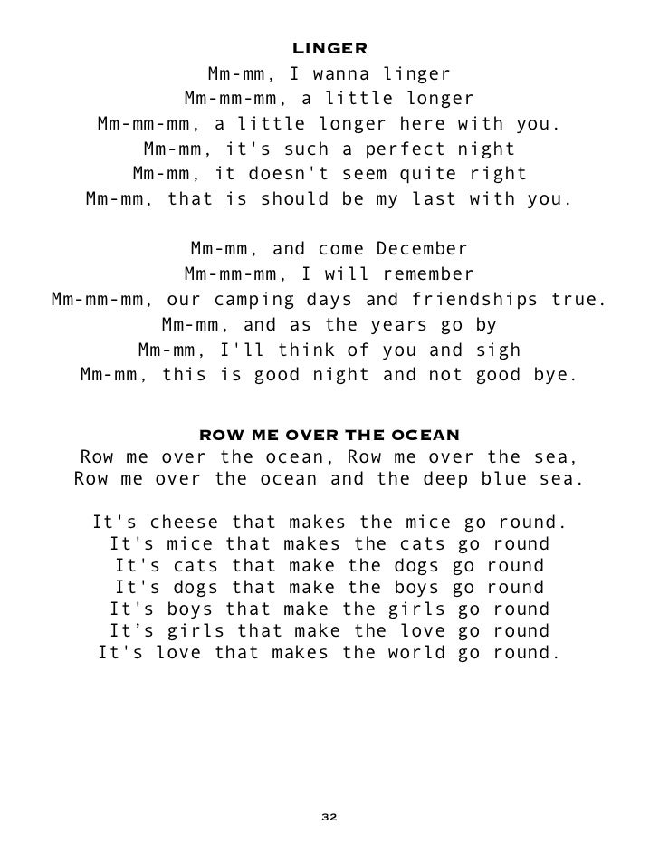 Musica para acampamento songbook camp