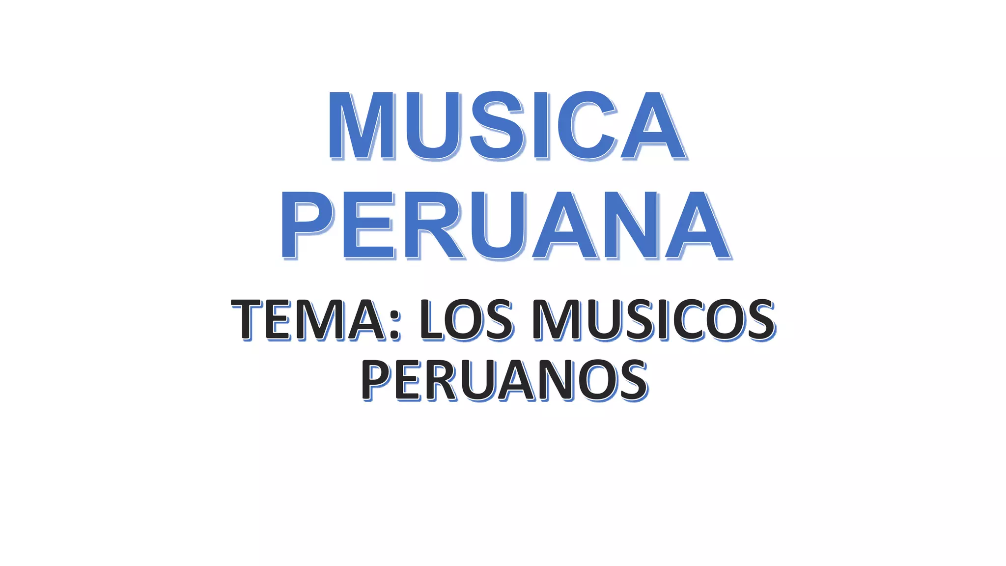 Musica peruana | PPT