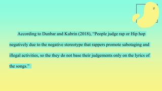 Hip hop and violence | PPT