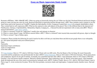 Music Appreciation Course Analysis | PDF