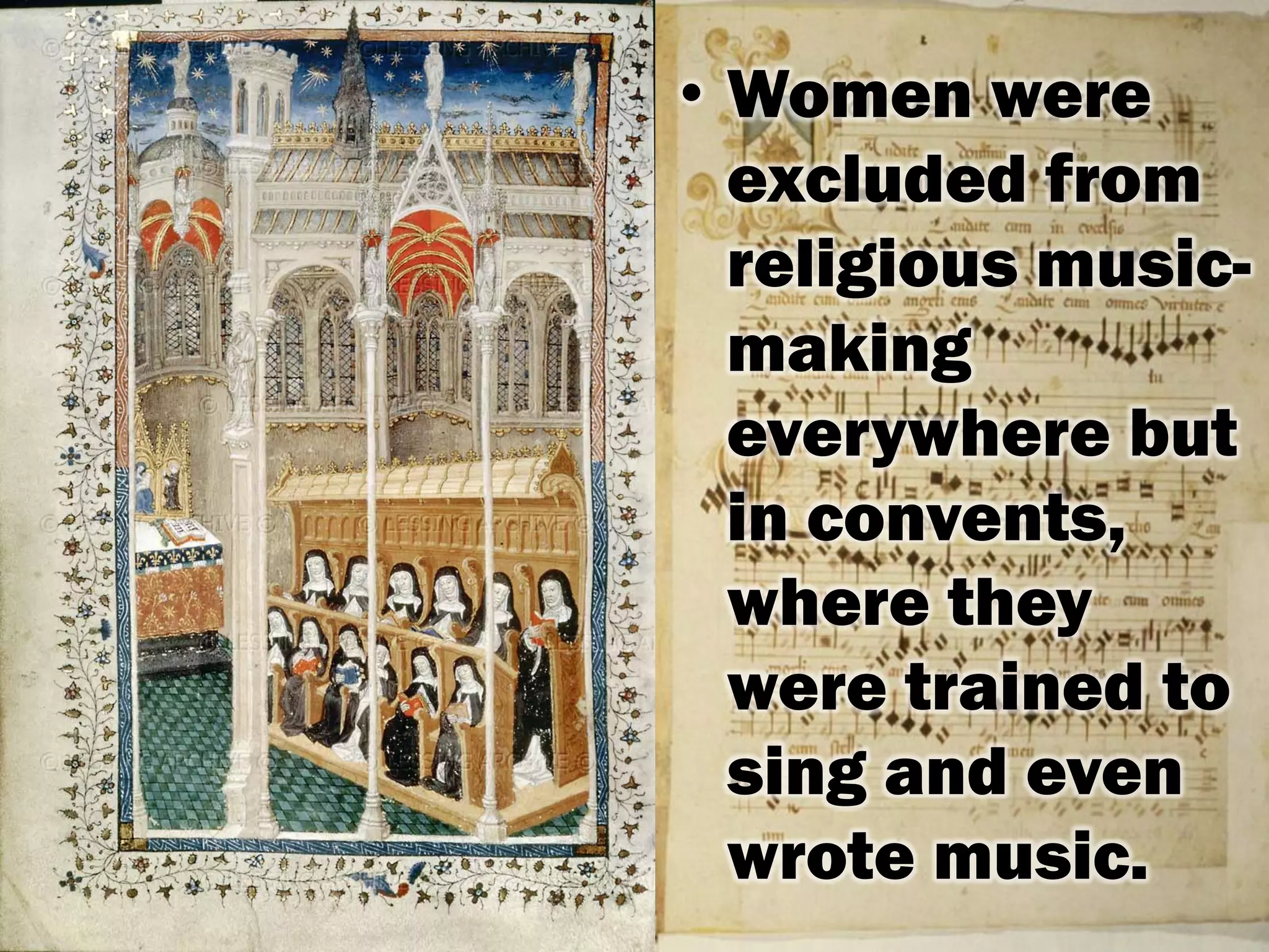 Music Appreciation Topic II: Music of the Middle Ages and the ...