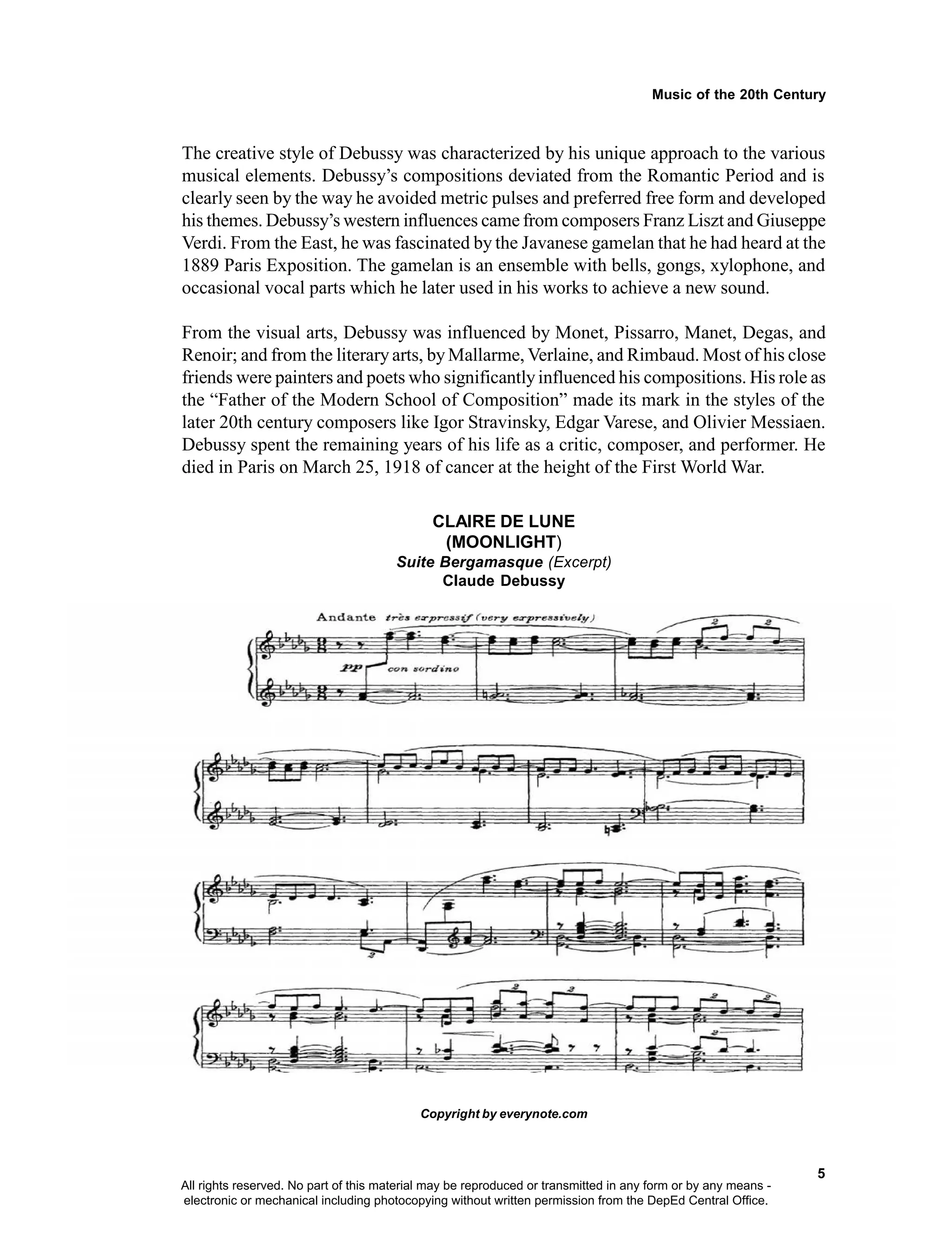 MUSIC and ARTS Gr. 10 Learner's Module Quarter 1 to 4 complete | PDF