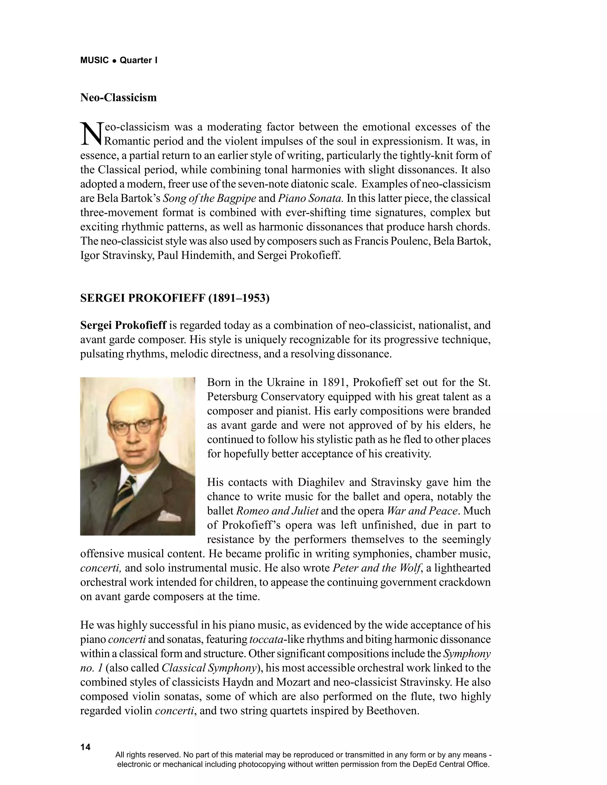 MUSIC and ARTS Gr. 10 Learner's Module Quarter 1 to 4 complete | PDF