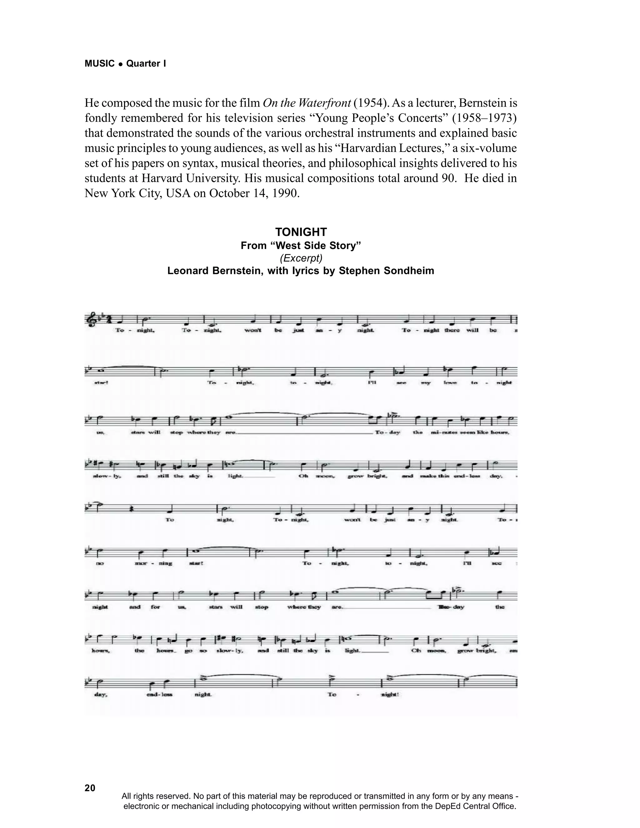 MUSIC and ARTS Gr. 10 Learner's Module Quarter 1 to 4 complete | PDF