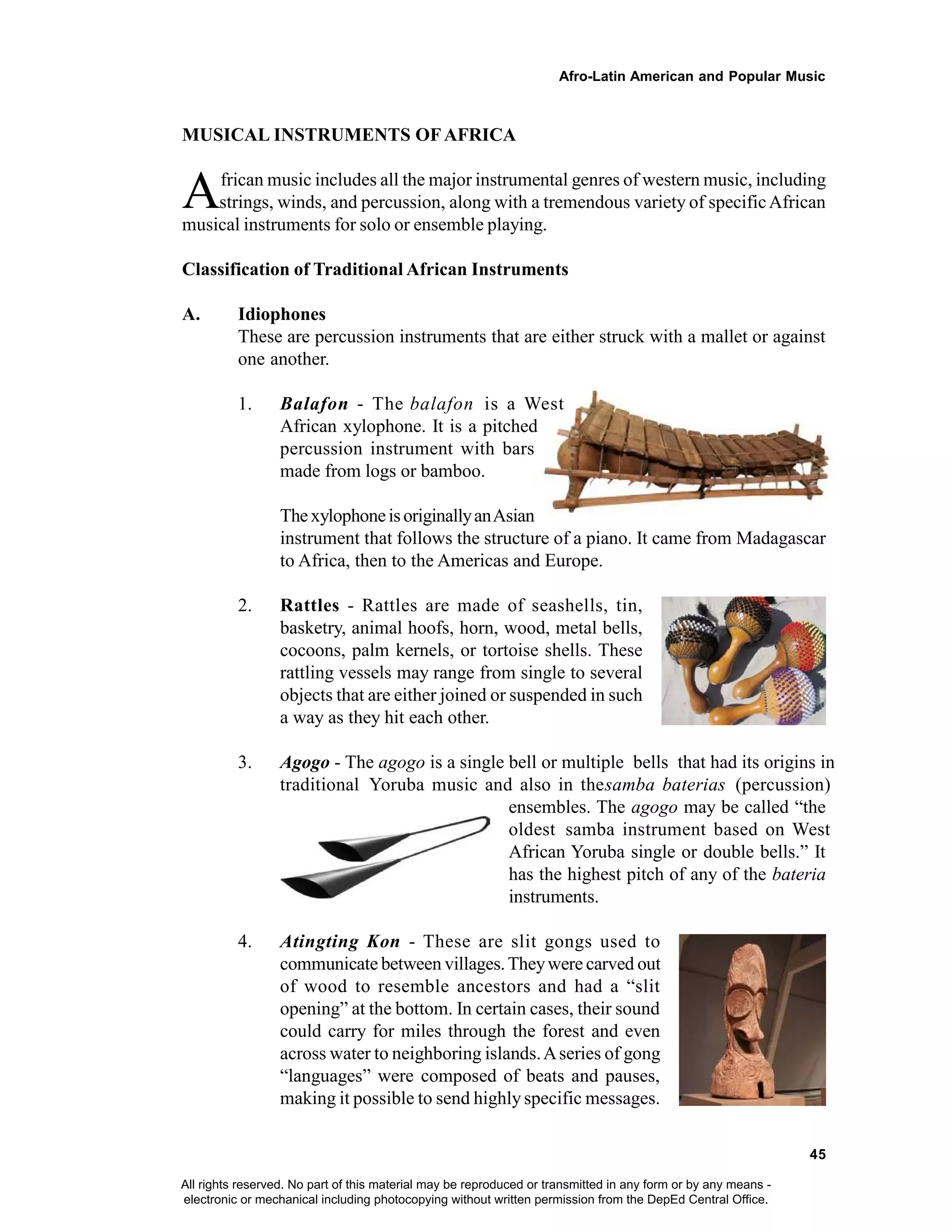 MUSIC and ARTS Gr. 10 Learner's Module Quarter 1 to 4 complete | PDF