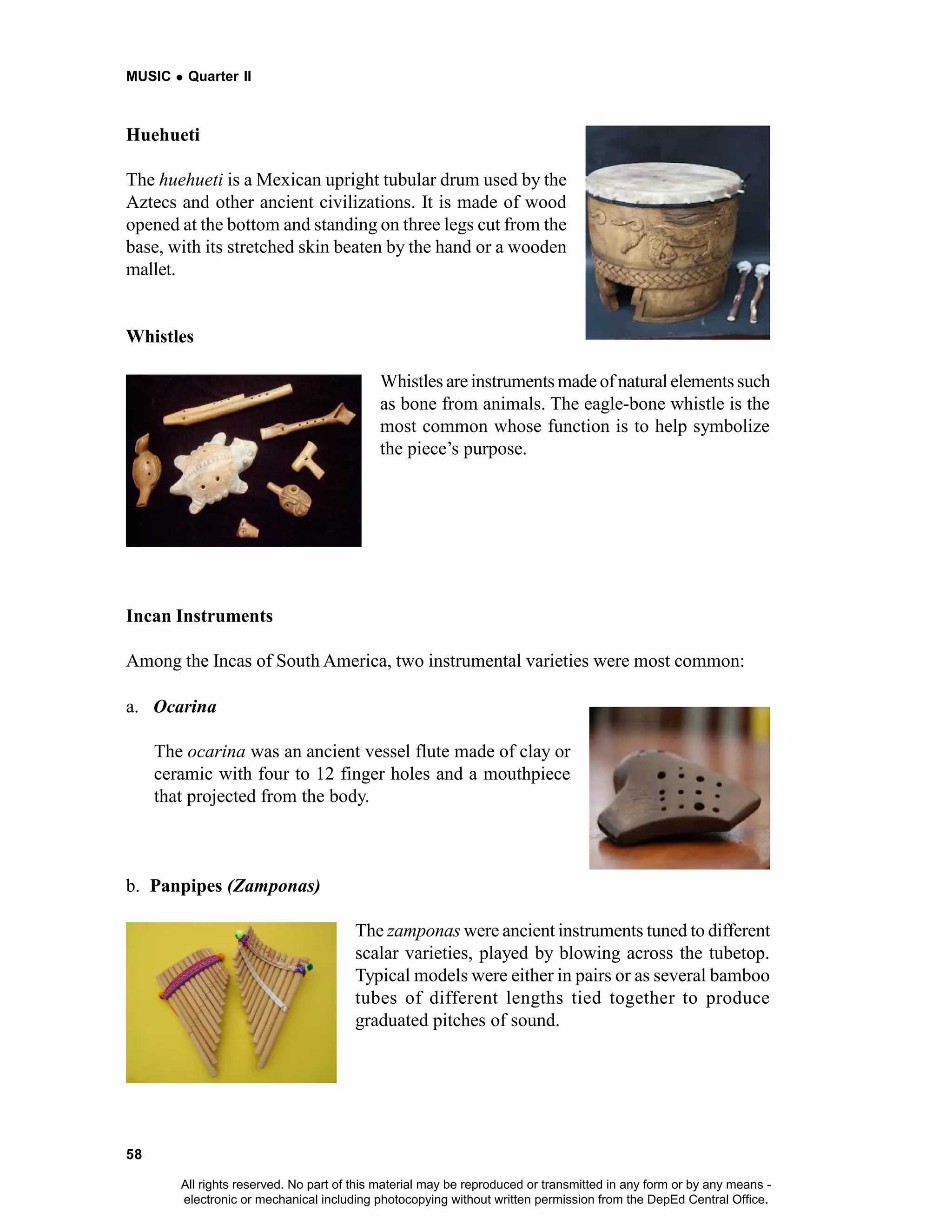 MUSIC and ARTS Gr. 10 Learner's Module Quarter 1 to 4 complete | PDF