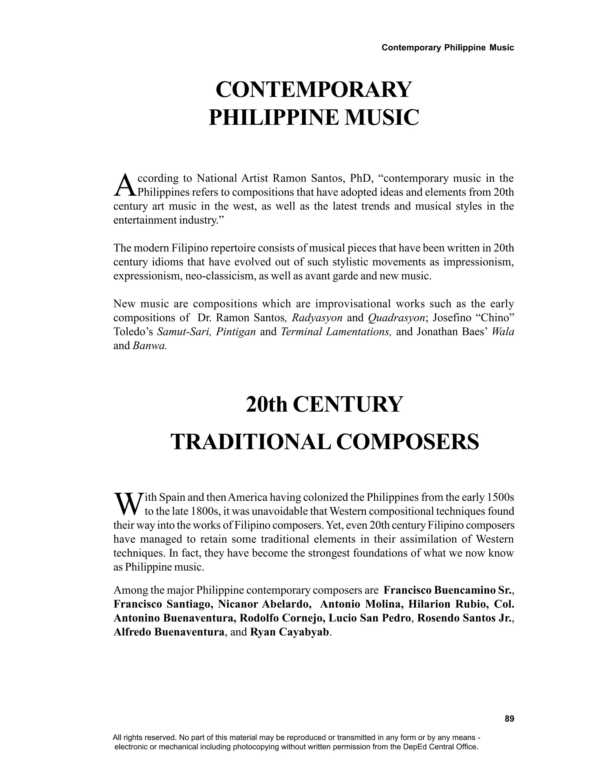 MUSIC and ARTS Gr. 10 Learner's Module Quarter 1 to 4 complete | PDF