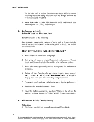 Music & arts gr10 TG Teaching Guide qtr 1 to qtr 4 complete | PDF