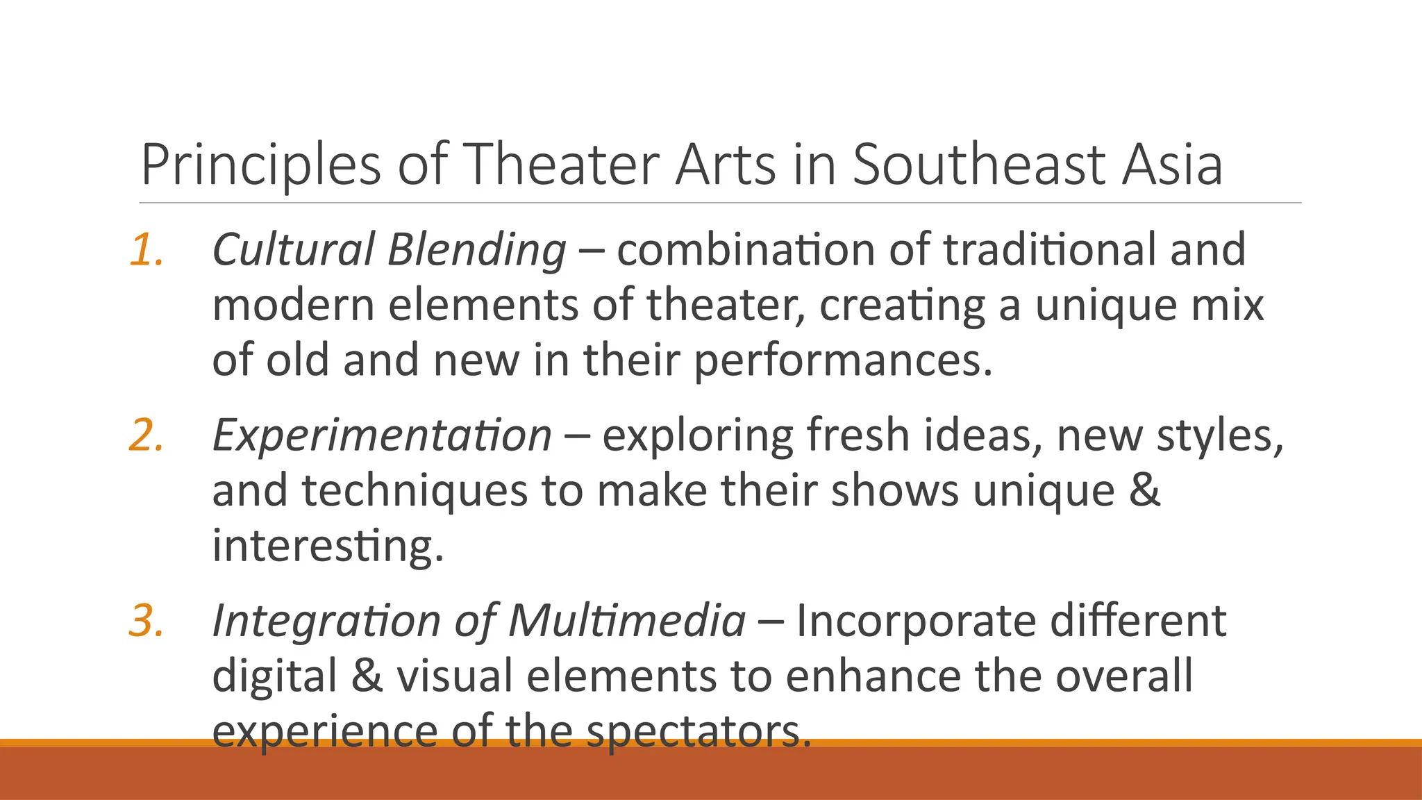 Music & Arts Lesson 2 Contemporary and emerging theater arts of ...