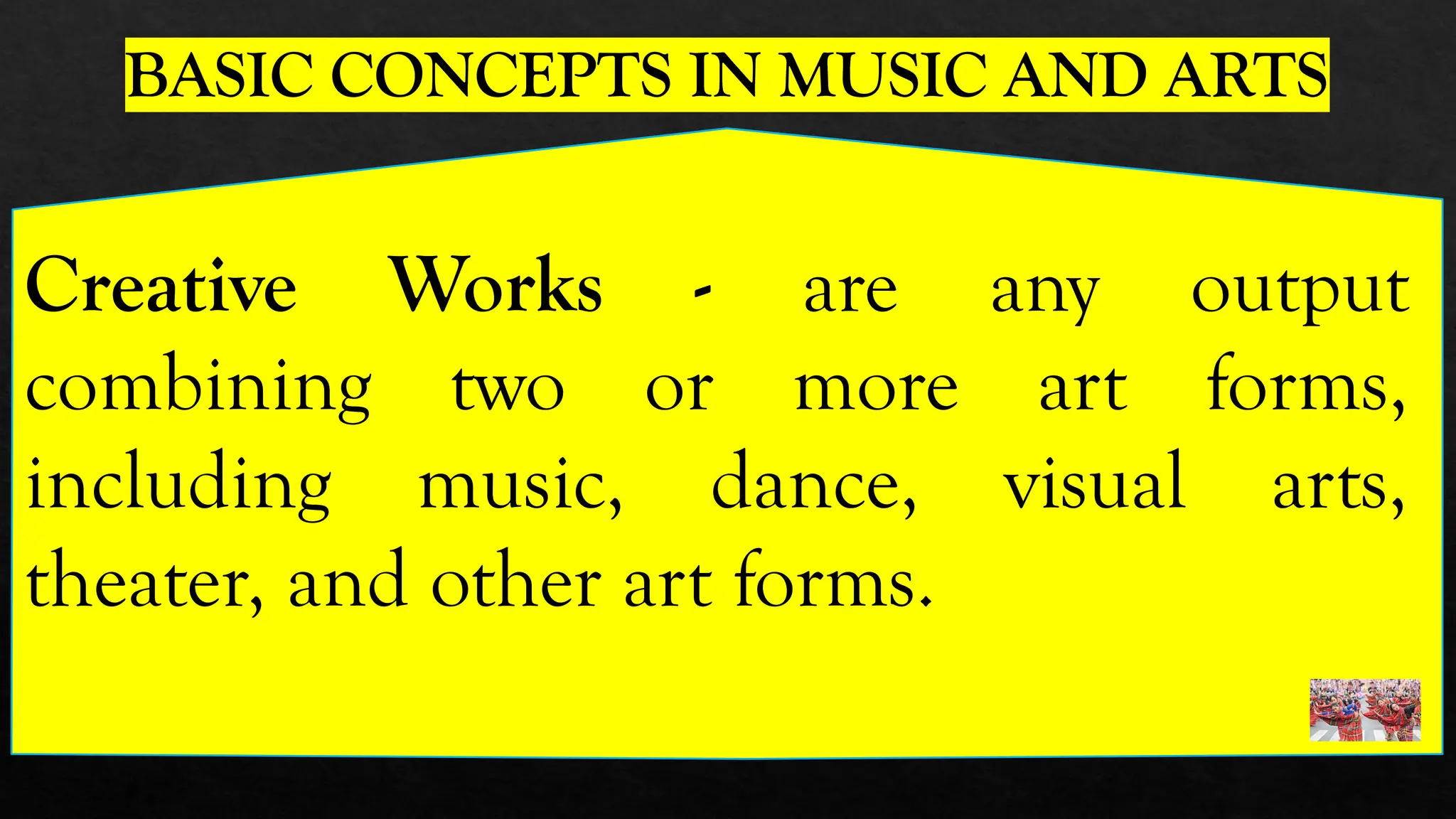 Music and Arts Grade Four Basic Concepts in Music and Arts | PPTX