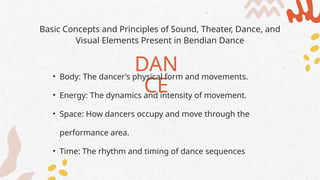 MUSIC & ARTS WEEK 1 Principles of Sound, theater, dance and visual ...