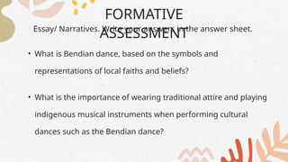 MUSIC & ARTS WEEK 1 Principles of Sound, theater, dance and visual ...