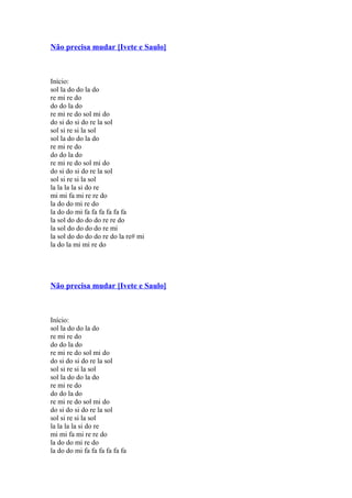 Musicas escaleta | DOC