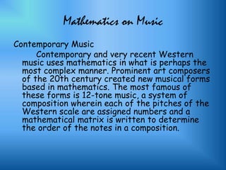 Music as Math | PPTX