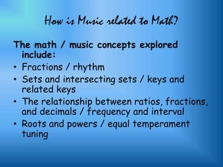 Music as Math | PPTX