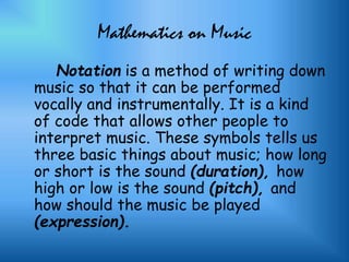Music as Math | PPTX