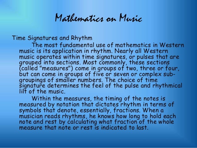 Mathematics In Music : Mathematics in Music and Writing – CRLKS