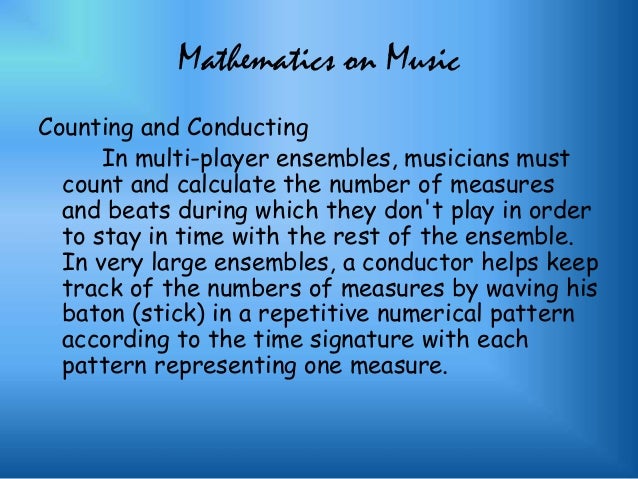 Music as Math
